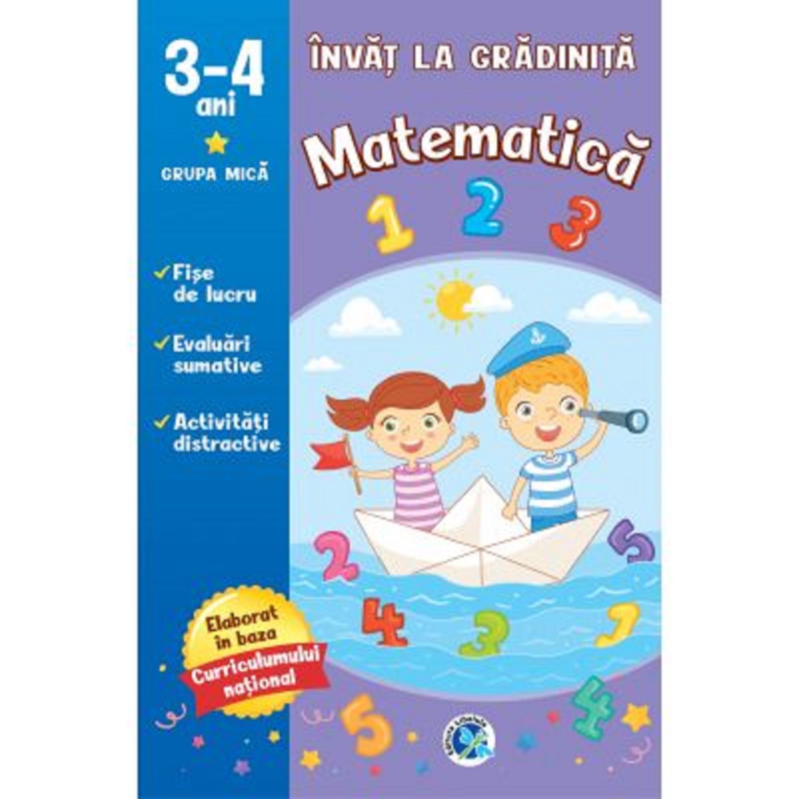 Matematica. 3-4 ani grupa mica. Invat la gradinita