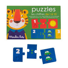 Puzzle cu numere - MOULIN ROTY