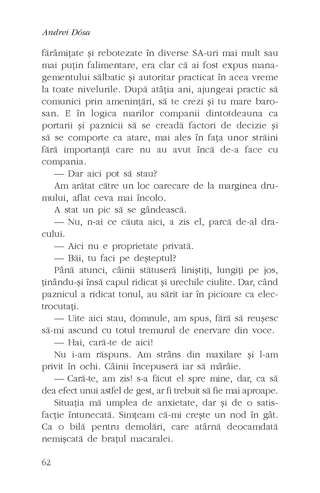 Multa forta si un dram de gingasie - Andrei Dosa