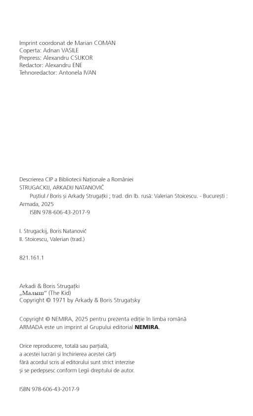 Pustiul - Arkadi Strugatki, Boris Strugatki