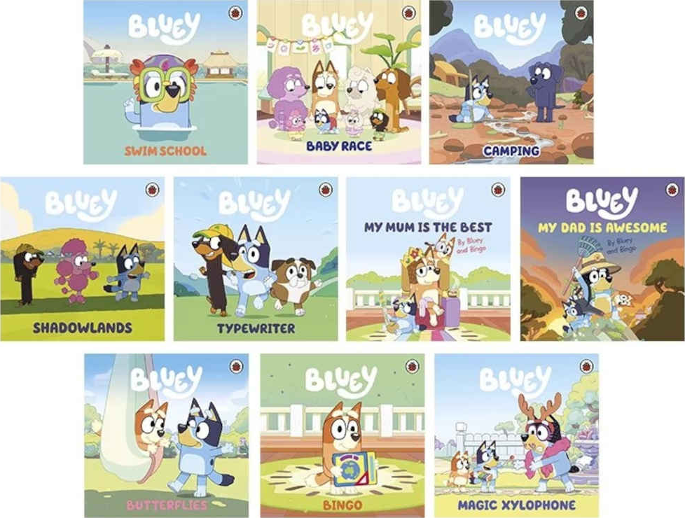 Bluey 10 Picture Books Set