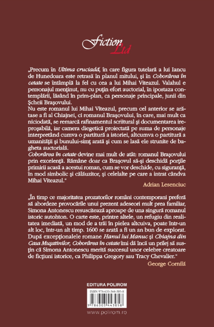 Coborarea in cetate - Simona Antonescu