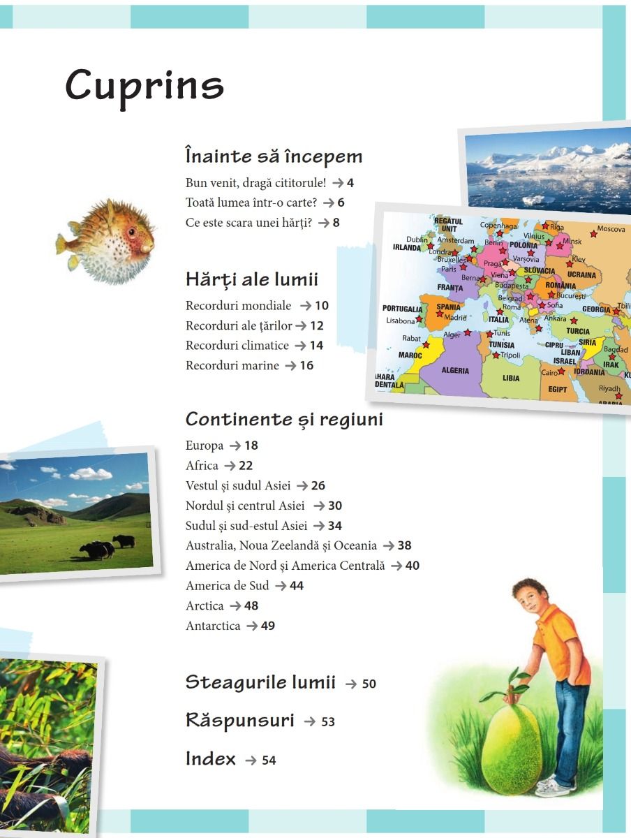 Atlasul copiilor. Lumea - Andrea Schwendemann