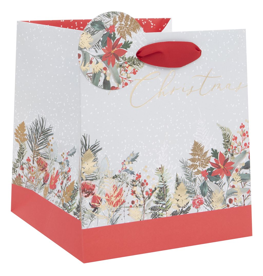 Punga cadou - Christmas Floral, plant bag - Glick