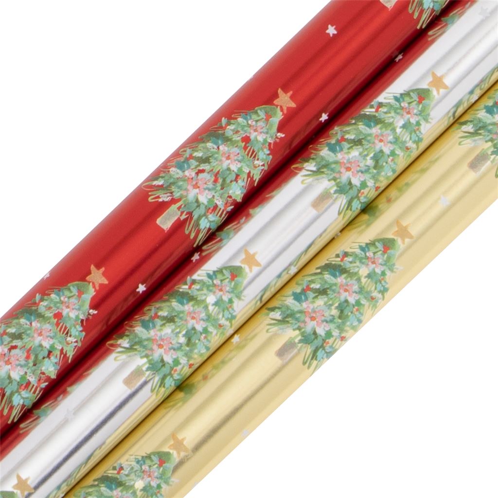 Hartie de impachetat - Collection Golden Fir 2M (mai multe modele) - Glick
