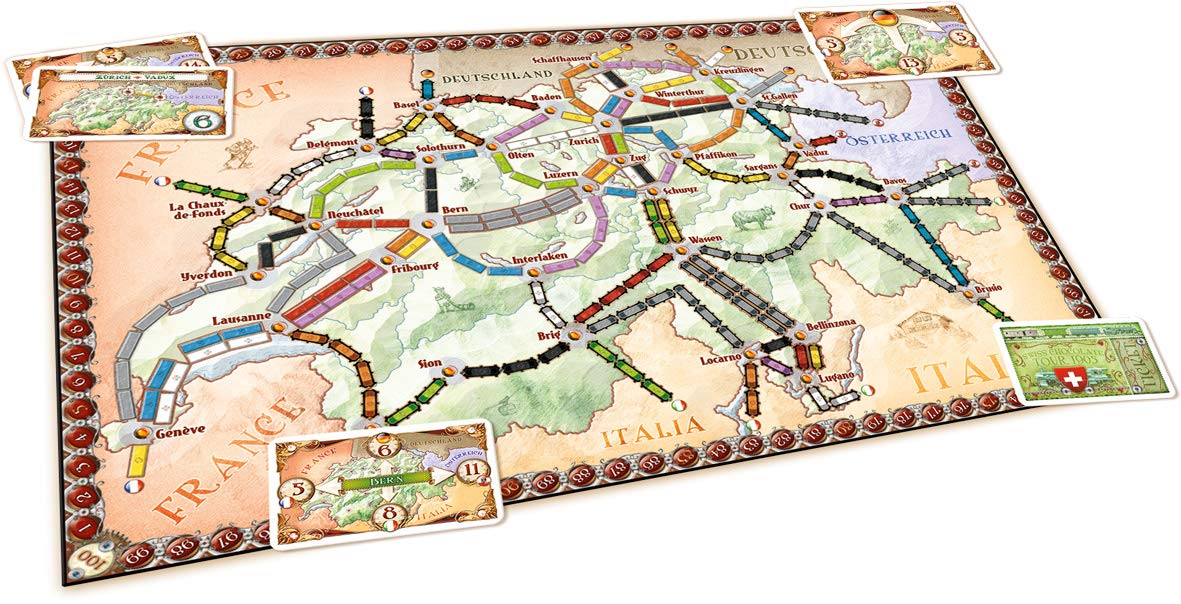 Ticket to Ride - India + Swiss Extension - Days of Wonder
