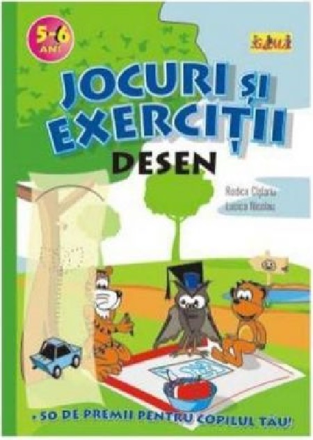 Jocuri si exercitii. Desen 5-6 ani - Lucica Nicolau