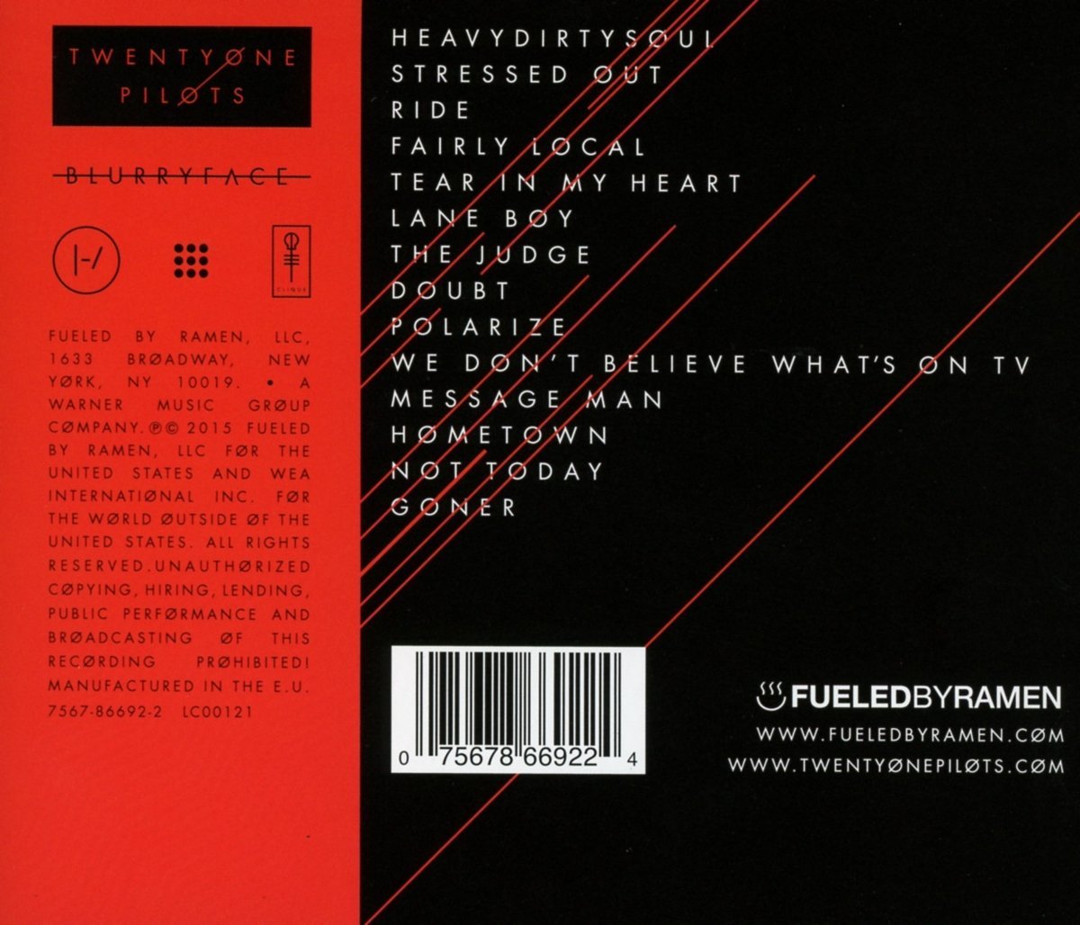 Blurryface - Twenty One Pilots